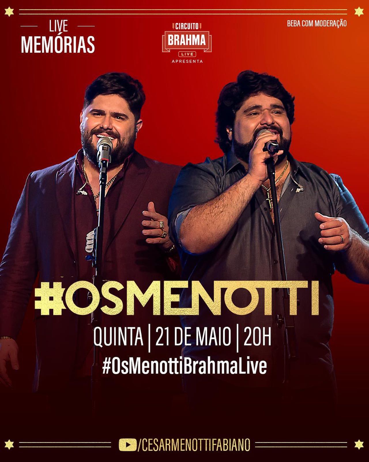 César Menotti And Fabiano Apresentam Grandes Clássicos Em Nova Live